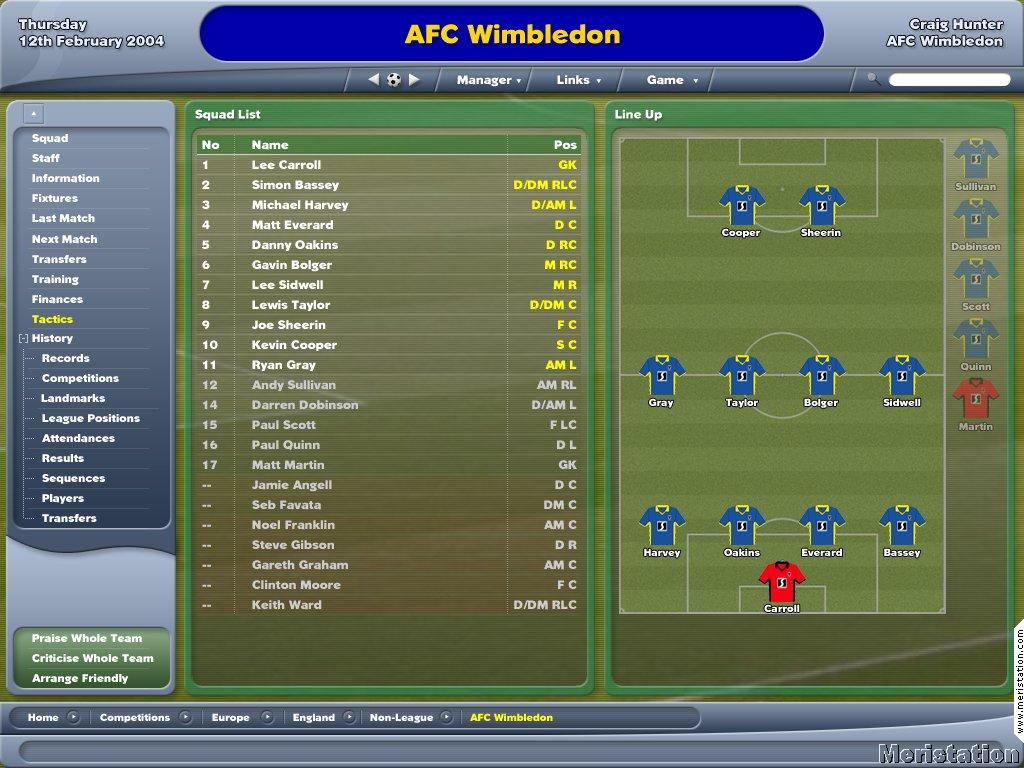 Football Manager 2005 - Videojuegos - Meristation