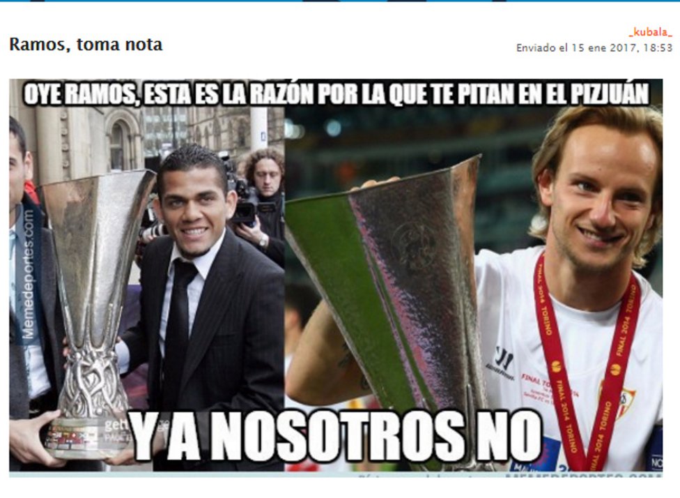Memes Del Sevilla Con Memes Se Burlan De La Derrota Del Real Madrid
