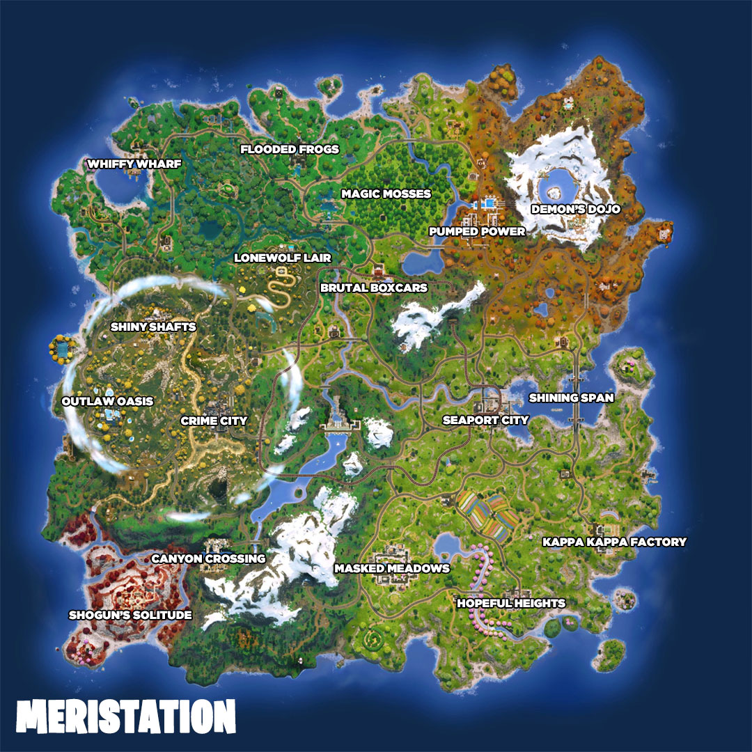 Fortnite Season 2 Fortnite Map Now