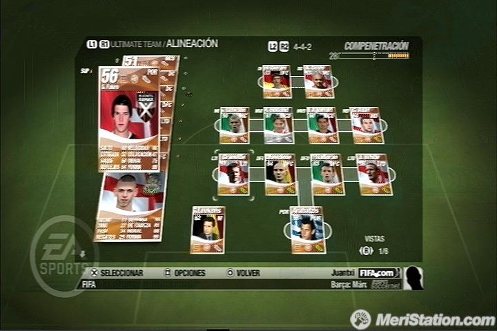 FIFA 09 Ultimate Team - Videojuegos - Meristation
