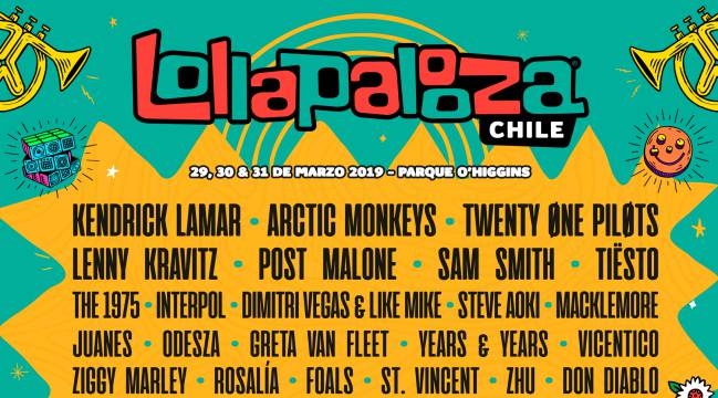 Lineup lollapalooza 2019 store