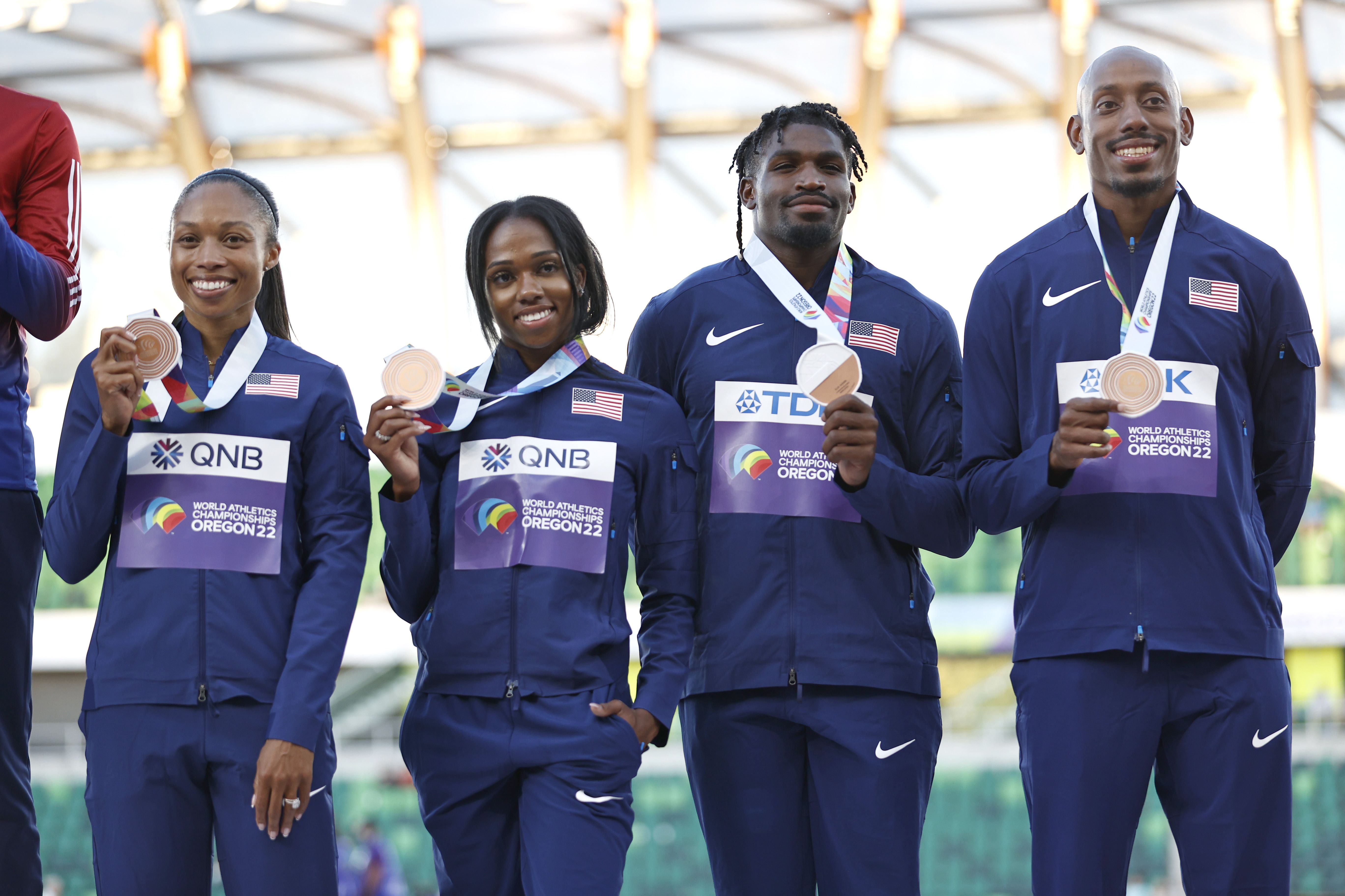 Allyson Felix Piernas De Pollo What A Special Moment For Trey And Me
