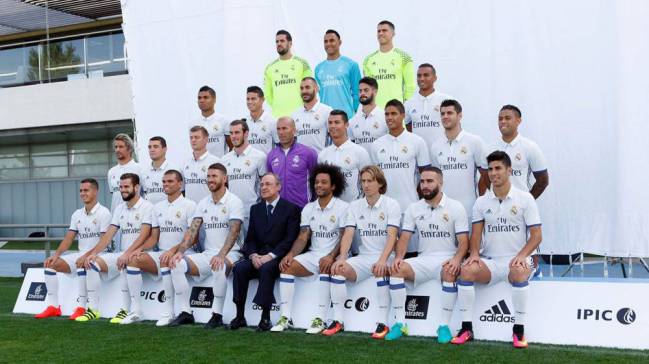 2016 Real Madrid Soccer Team