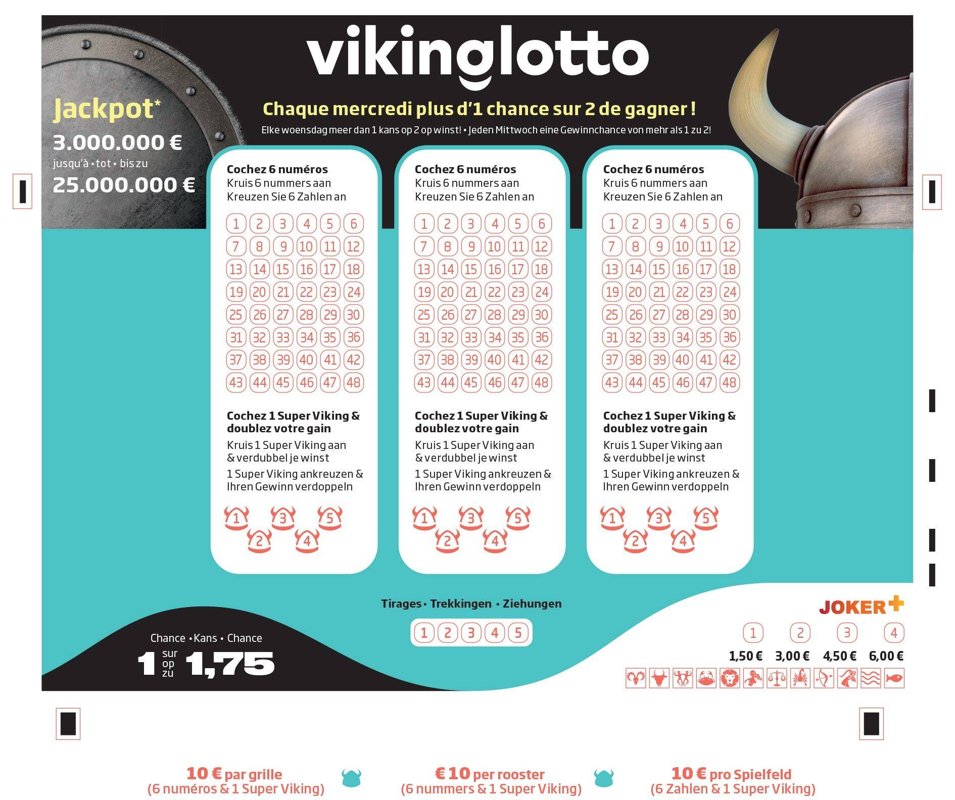 Toujours pas de jackpot en Belgique pour le Vikinglotto mais il y a du changement voici toutes les nouveautes La DH Les Sports