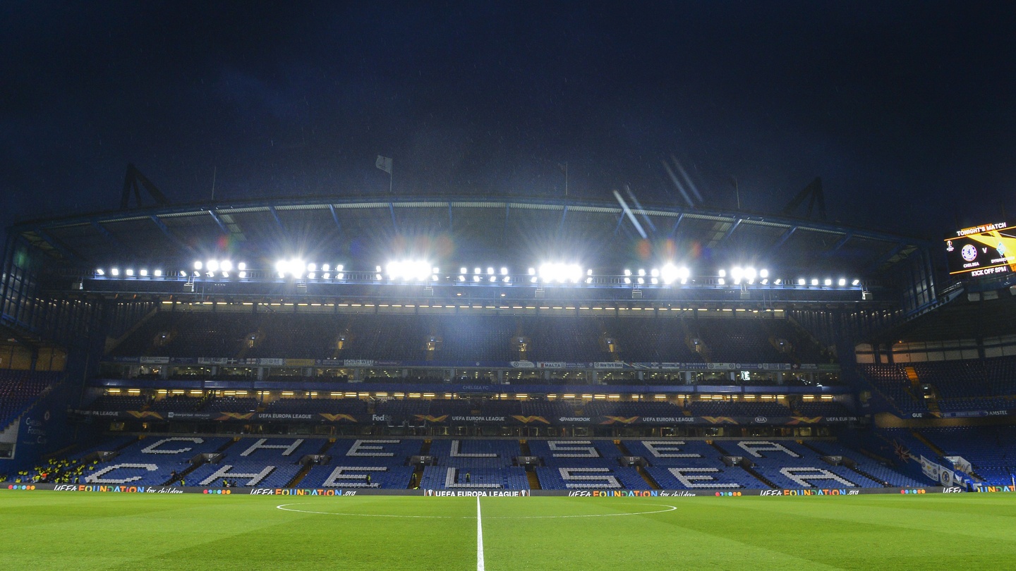 Chelsea Stadium At Night