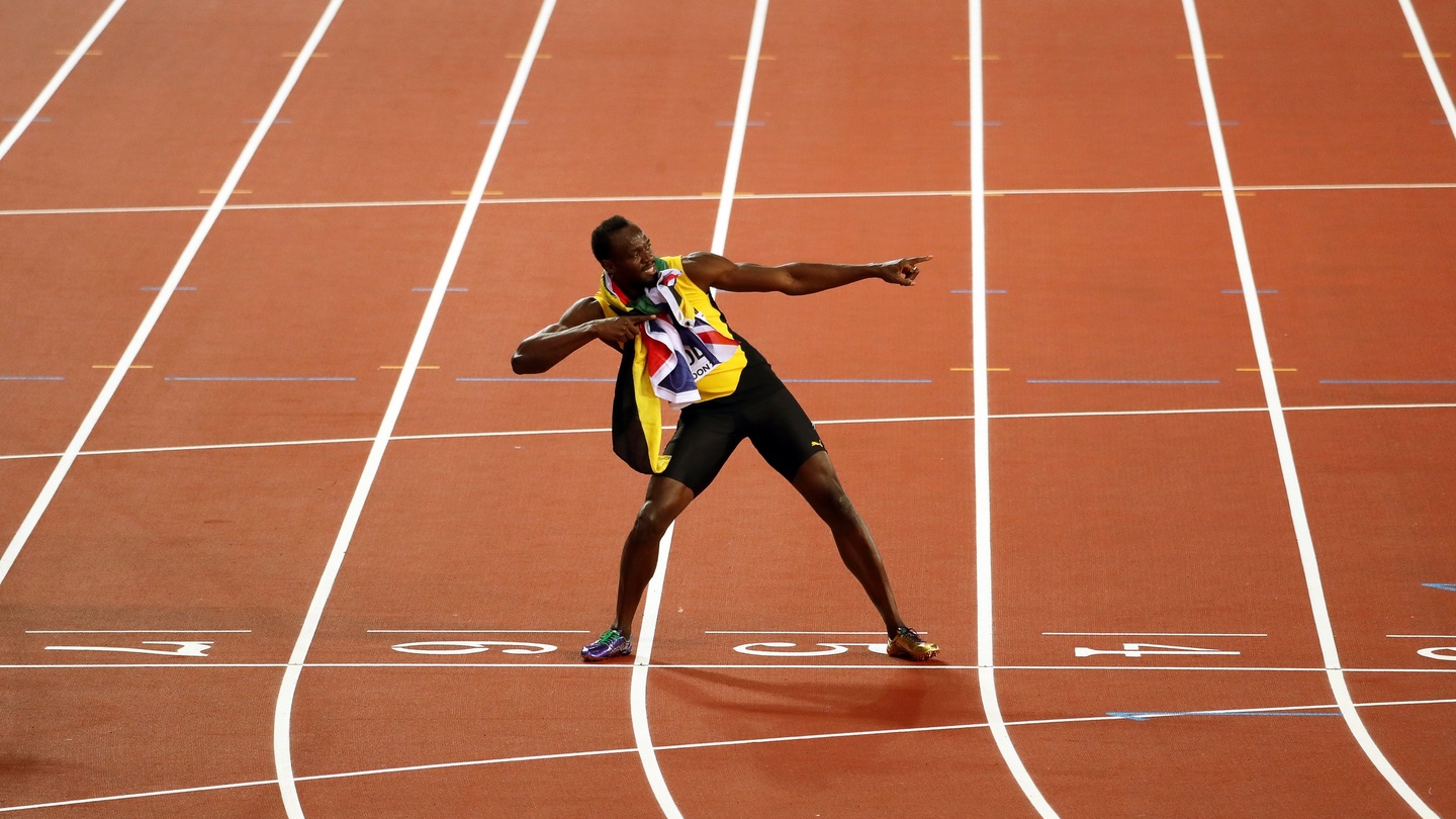 Usain Bolt Pose Tapete