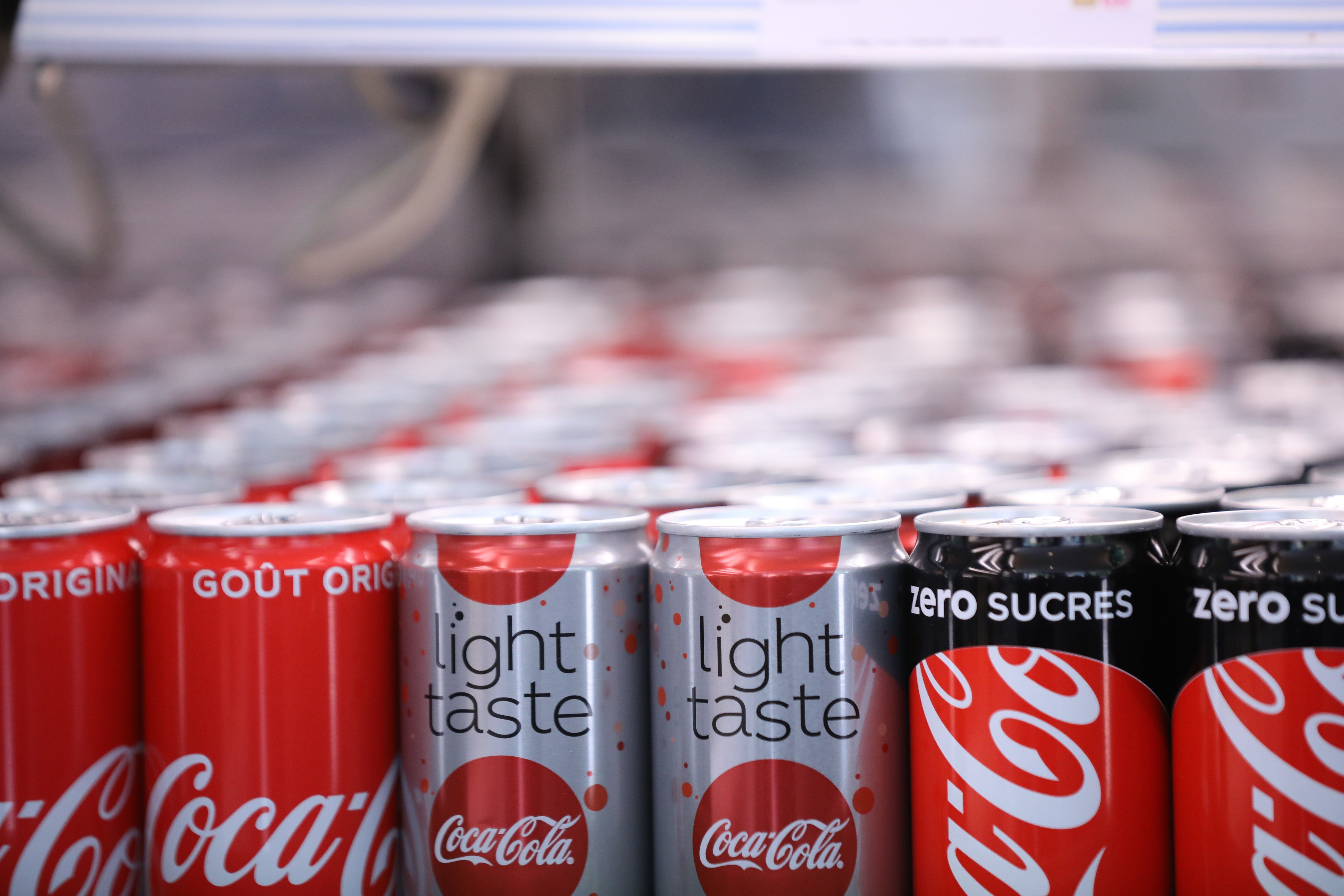 Valeurs Nutritionnelles Des Canettes De Coca Light