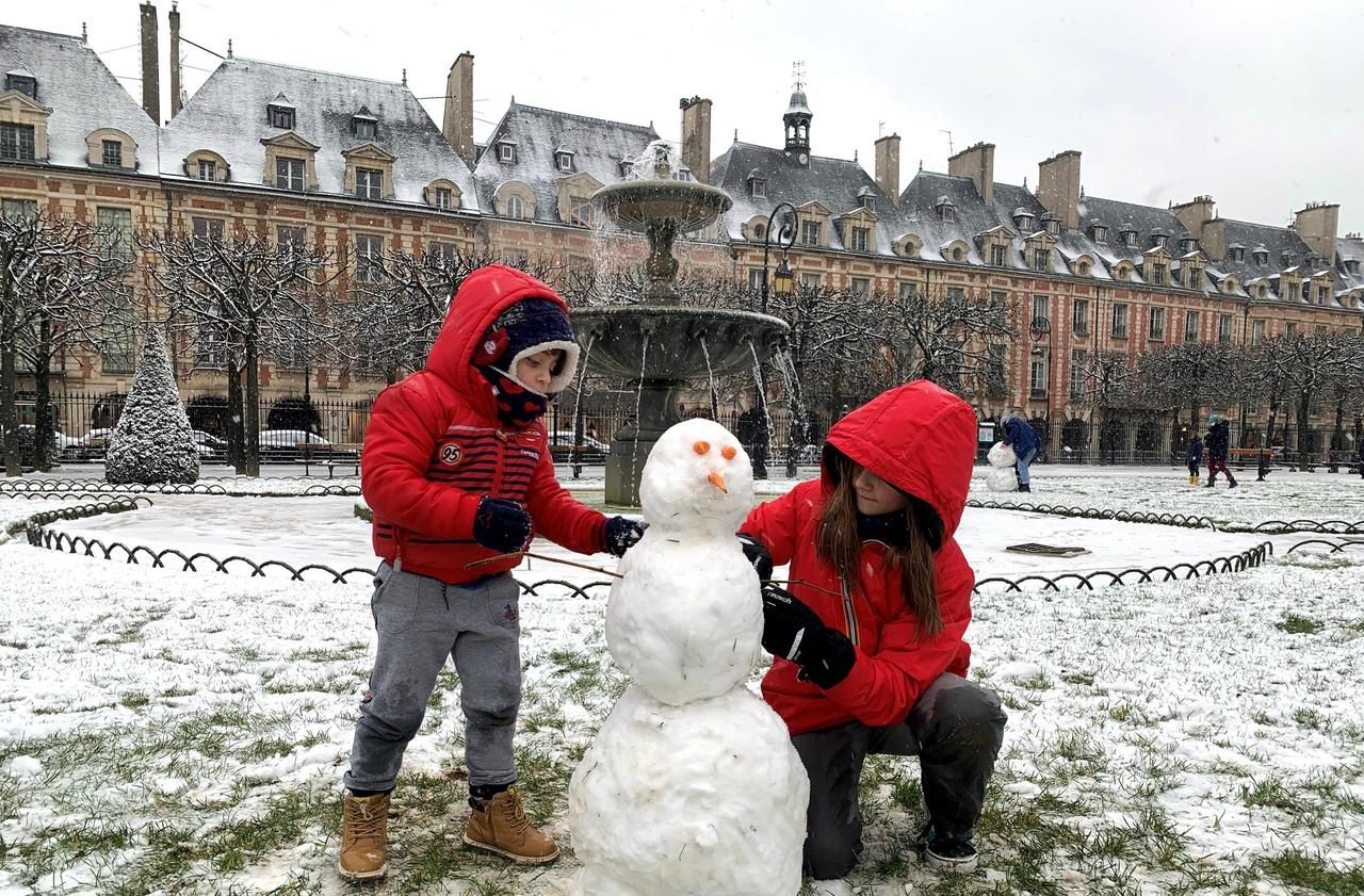 Paris et sa région sous la neige en 15 images - Le Parisien