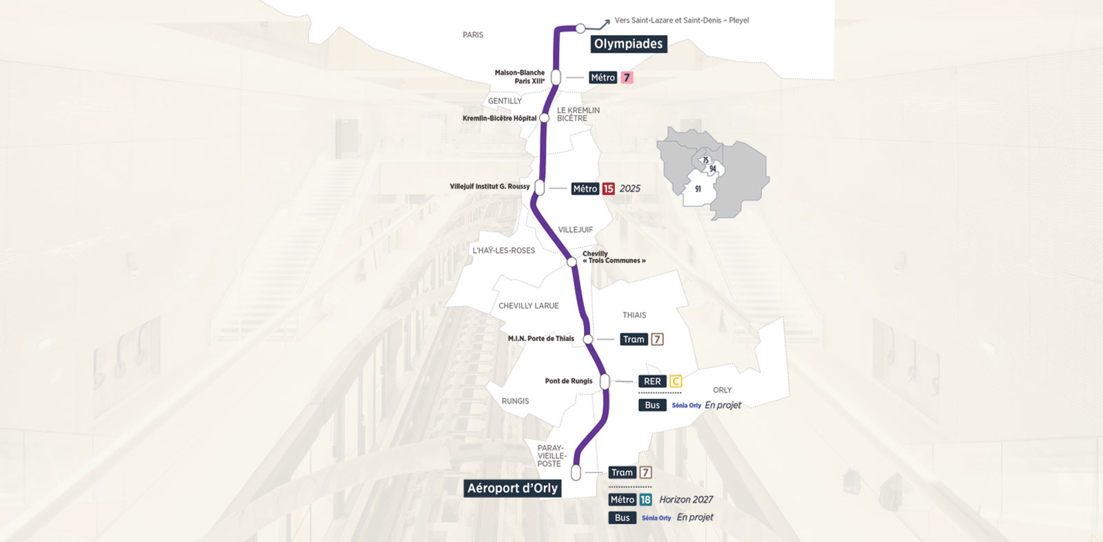 Ligne 14 : demain, un axe francilien nord-sud - Le Parisien
