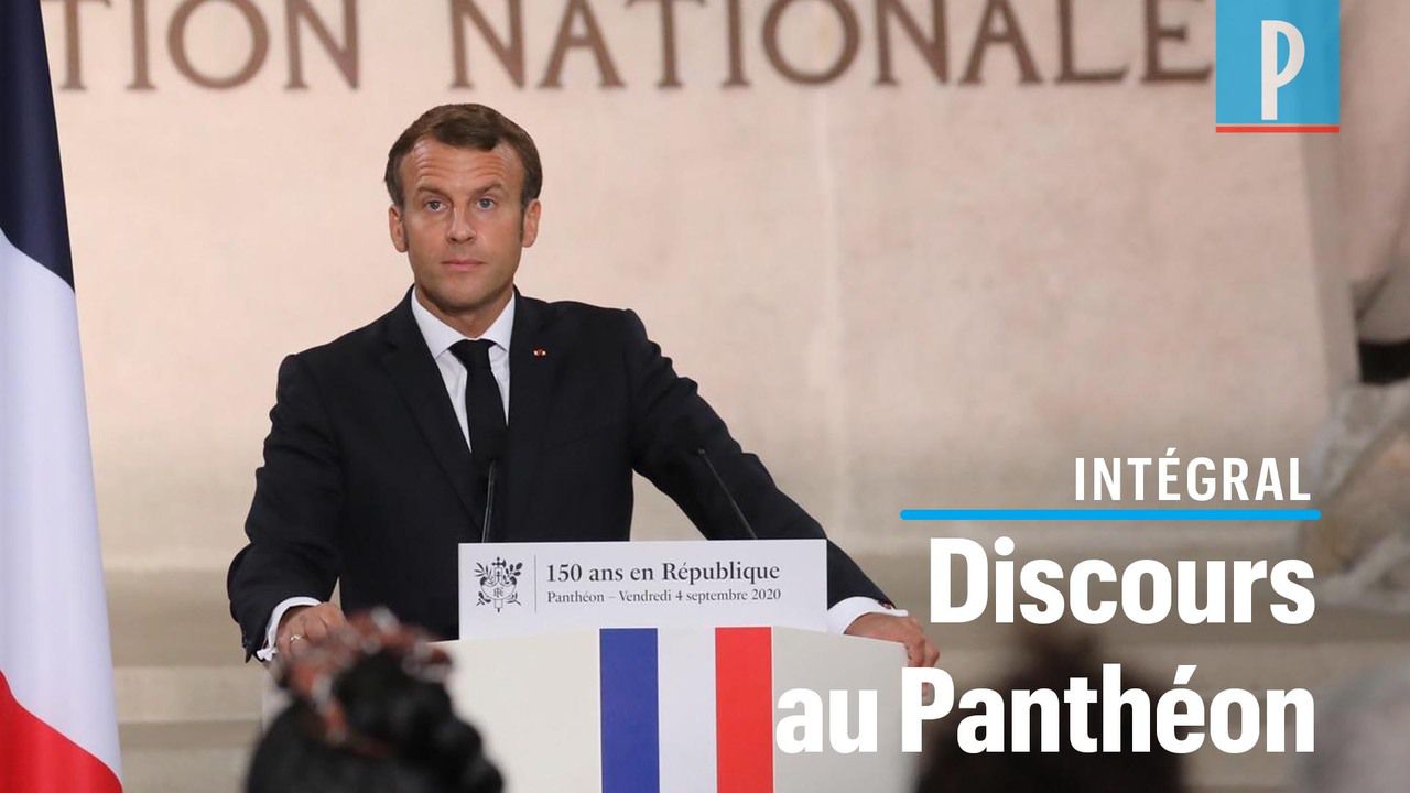 VIDÉO. Le discours d’Emmanuel Macron au Panthéon en intégralité - Le ...