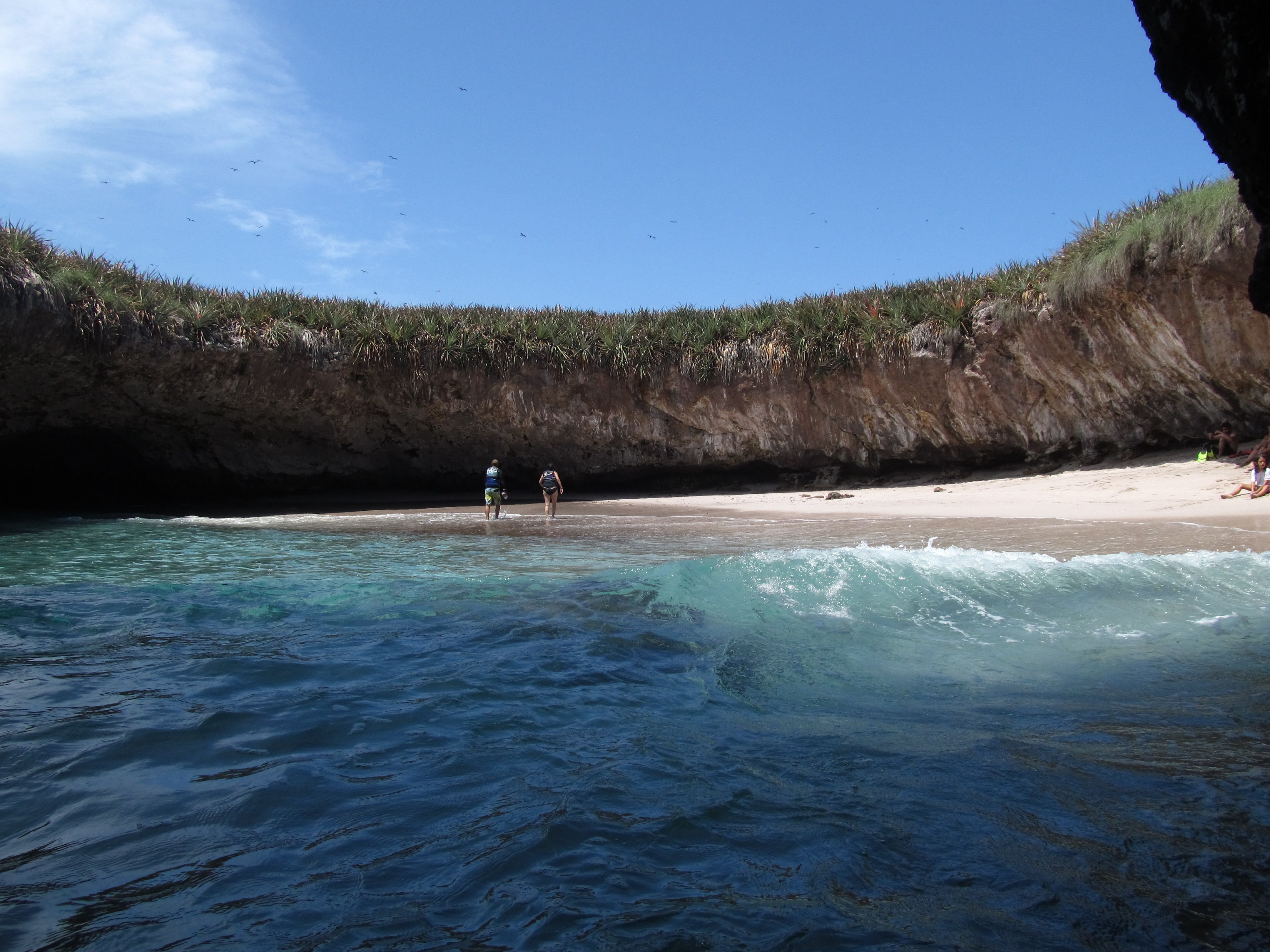 Hidden Beach Marieta Islands Mexico Presenting Marietas Islands