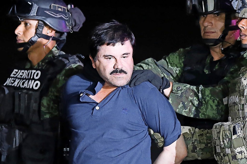El Chapo Guzman Tuitou Das Altiplano Gefängnis, Aus Denen Joaquin "El