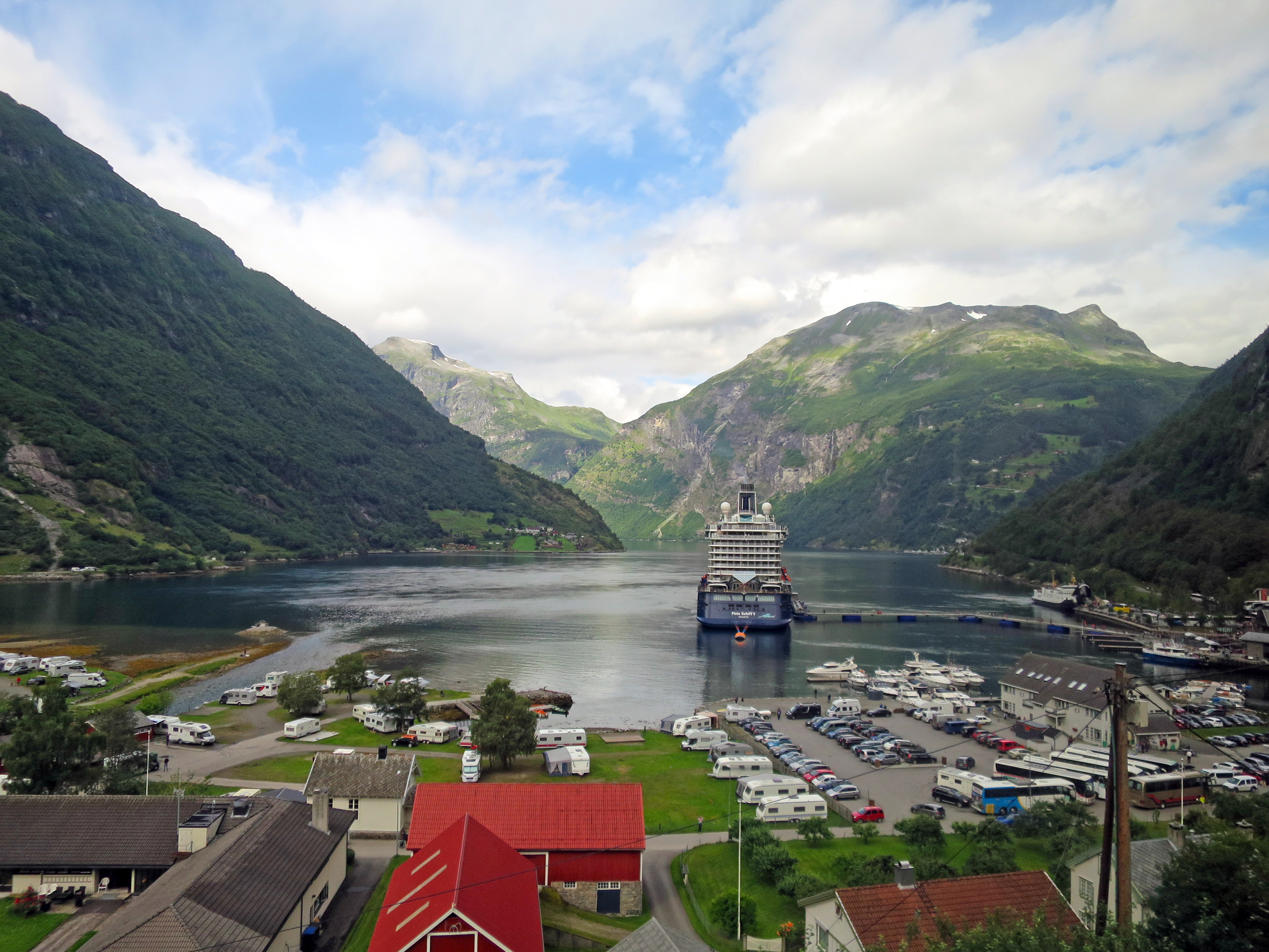 Norwegen Geiranger Fjord Fluss