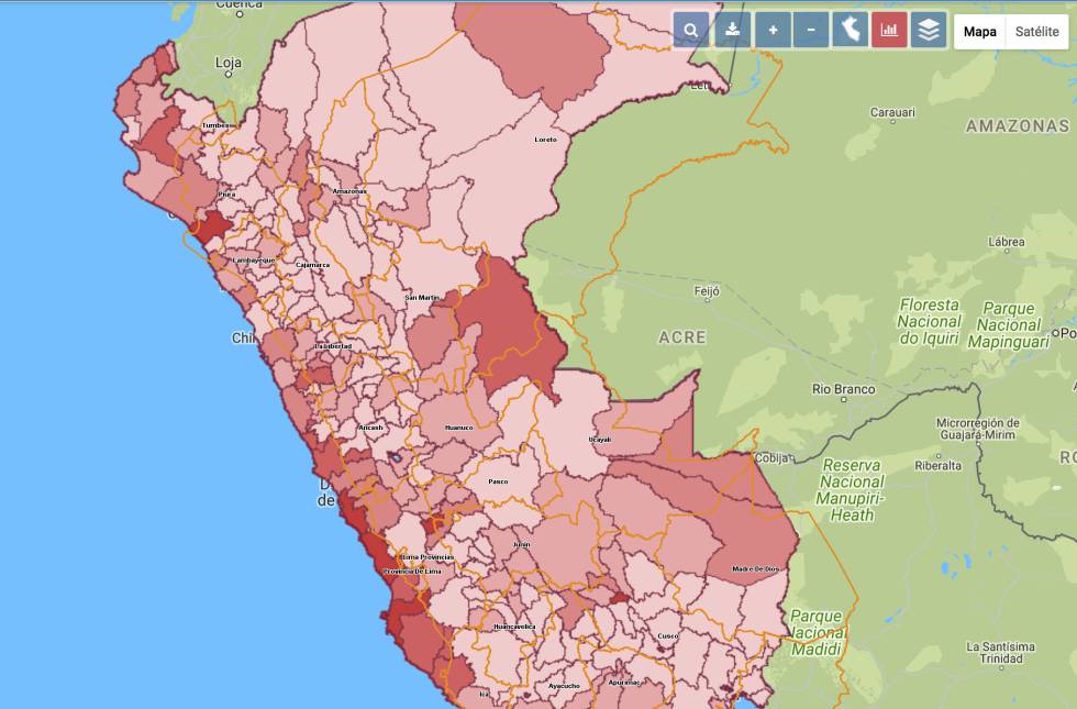Perú: Cómo un mapa puede reducir los delitos en un país | Planeta ...