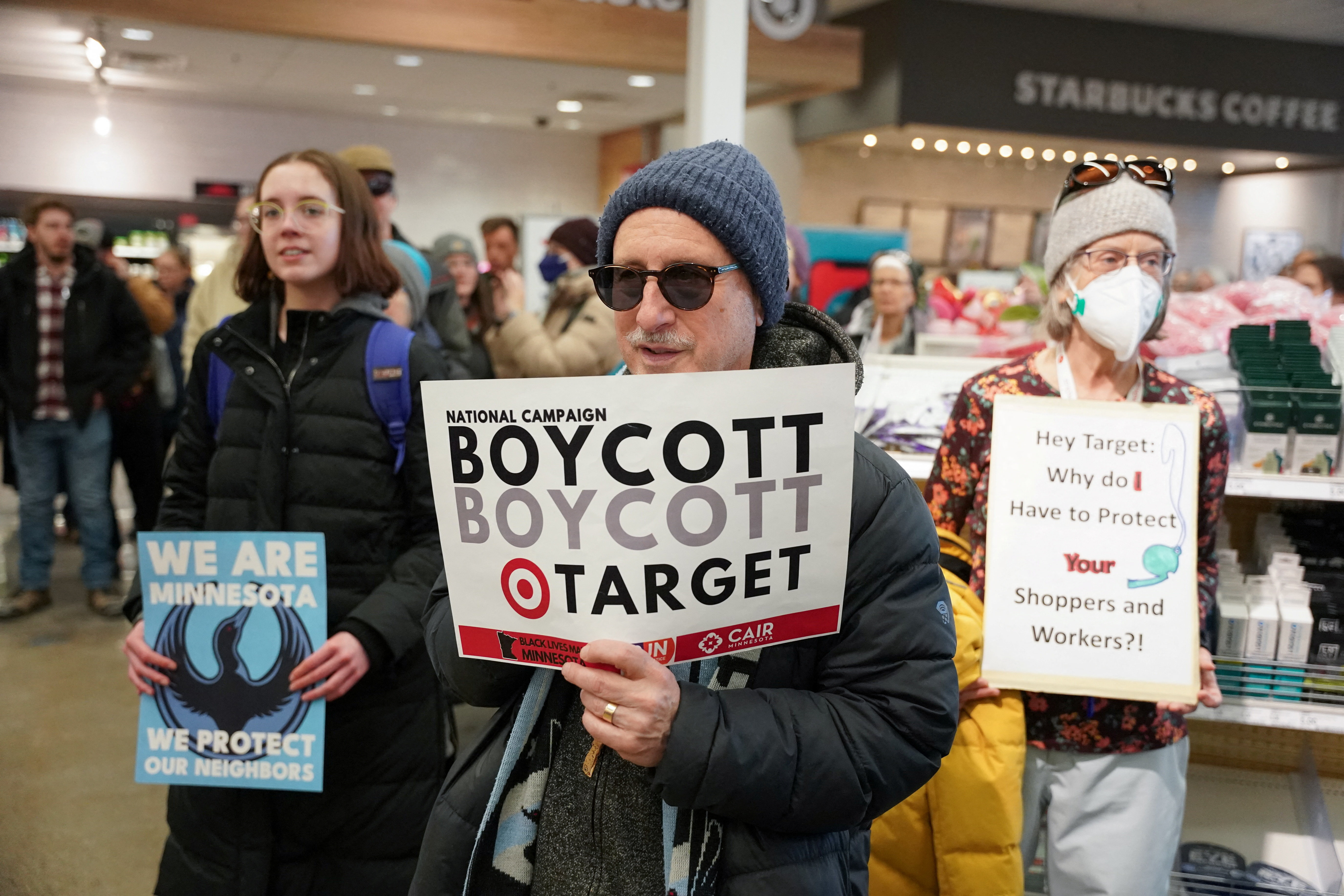 Boycott Protest Signs