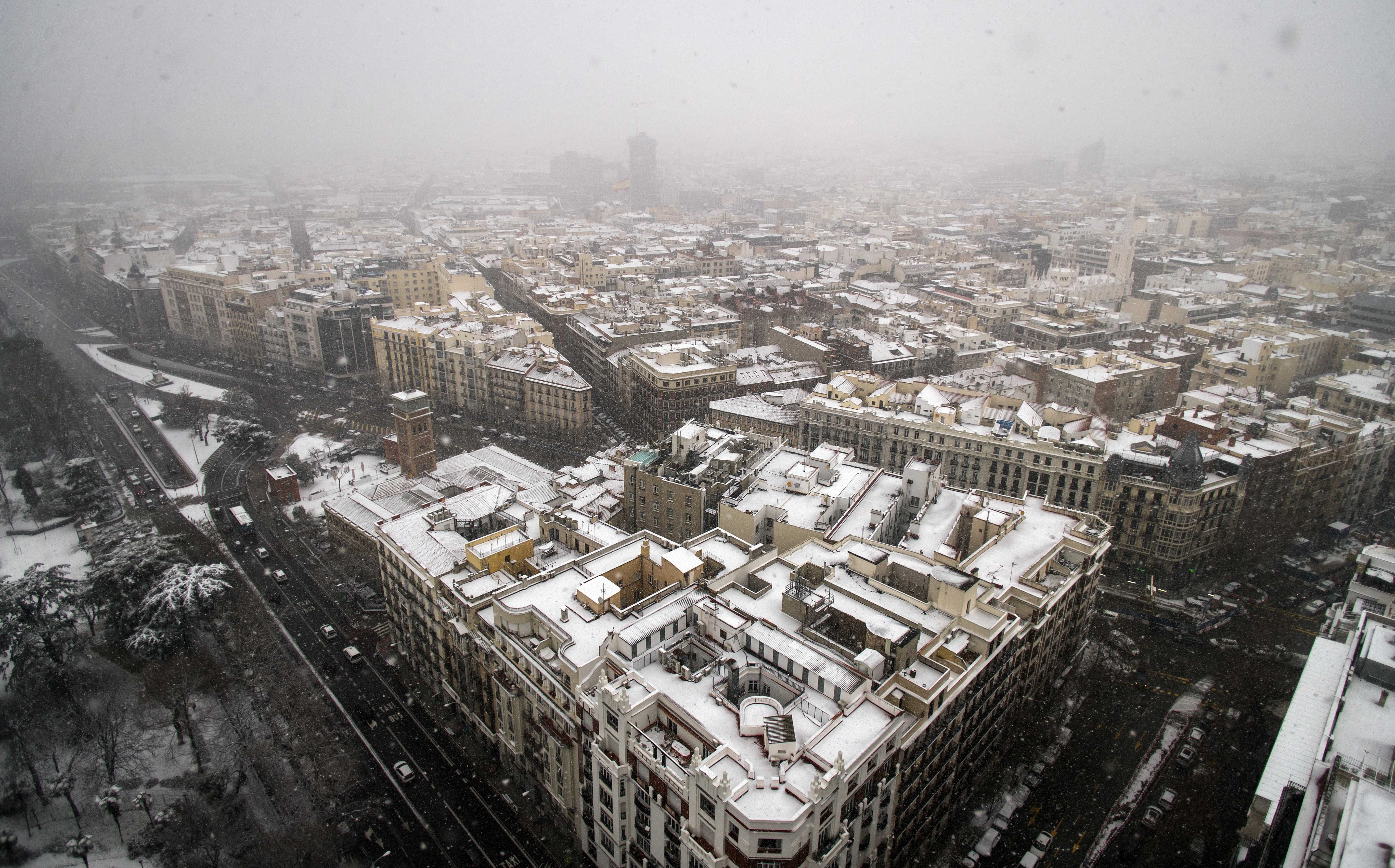 Filomena cerró Madrid con un nevada histórica | Madrid | EL PAÍS