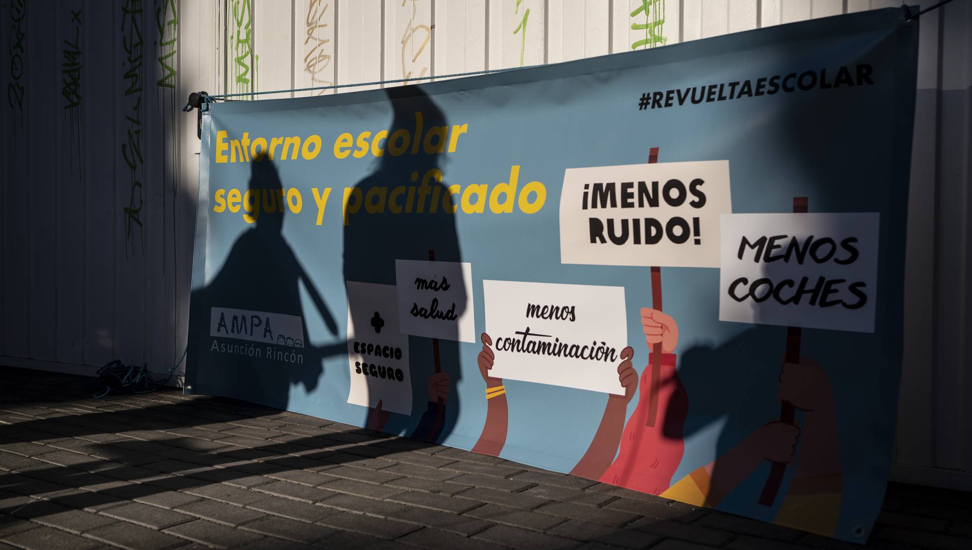 Cartel De Contaminación Acústica Con Lema