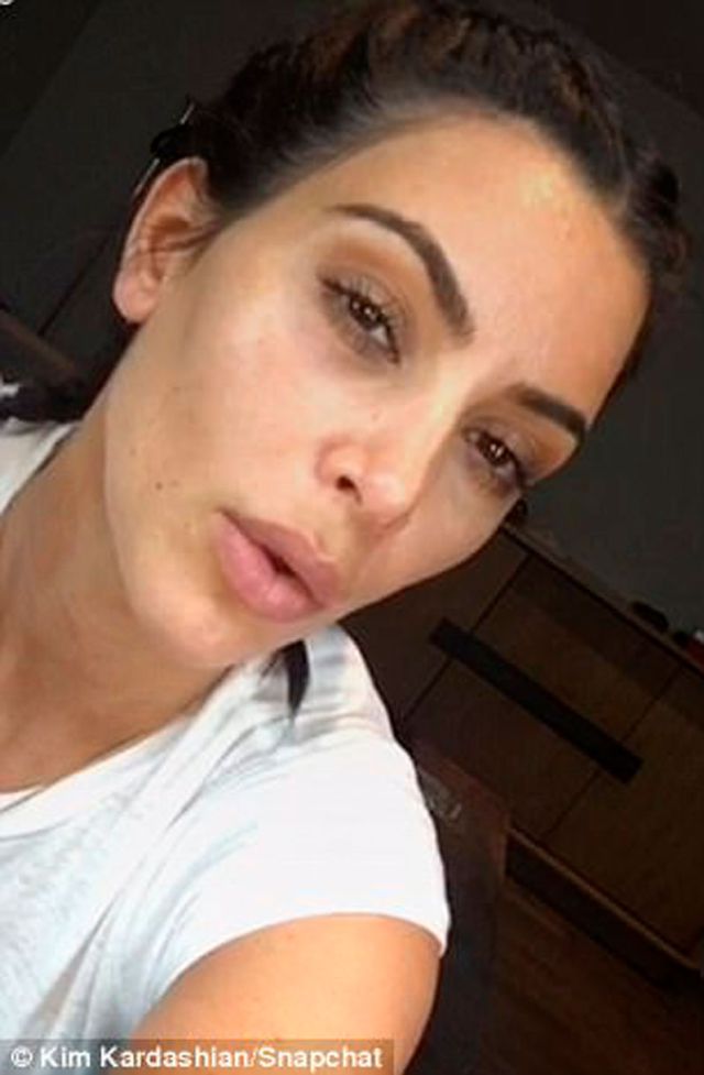 Kim K Sin Maquillaje