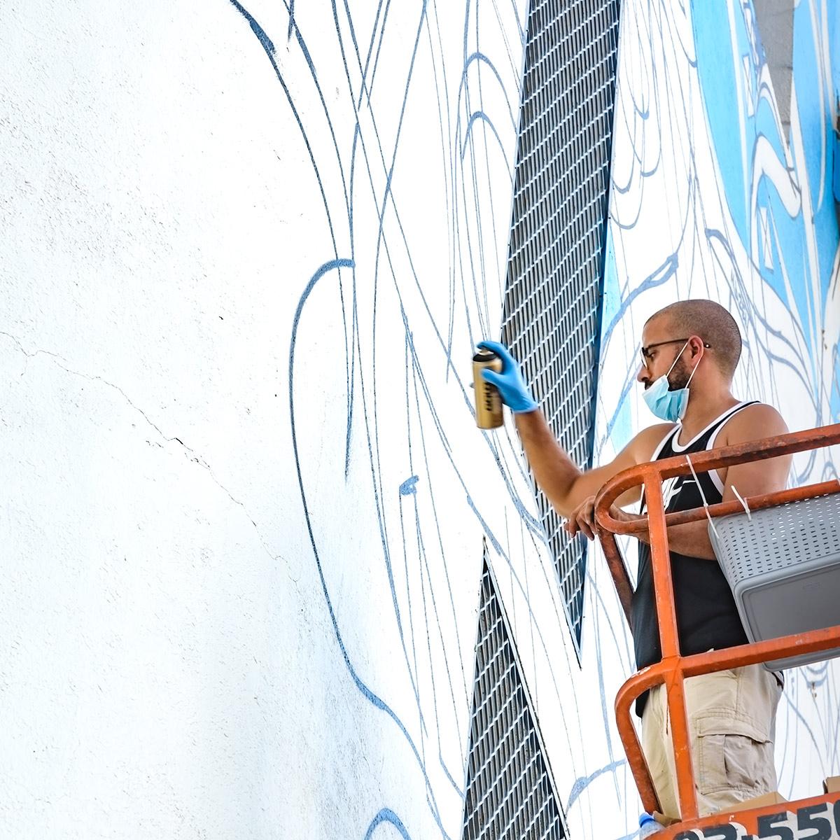 Artist eL Seed's calligraffiti effect on a quiet corner of Ajman | The ...