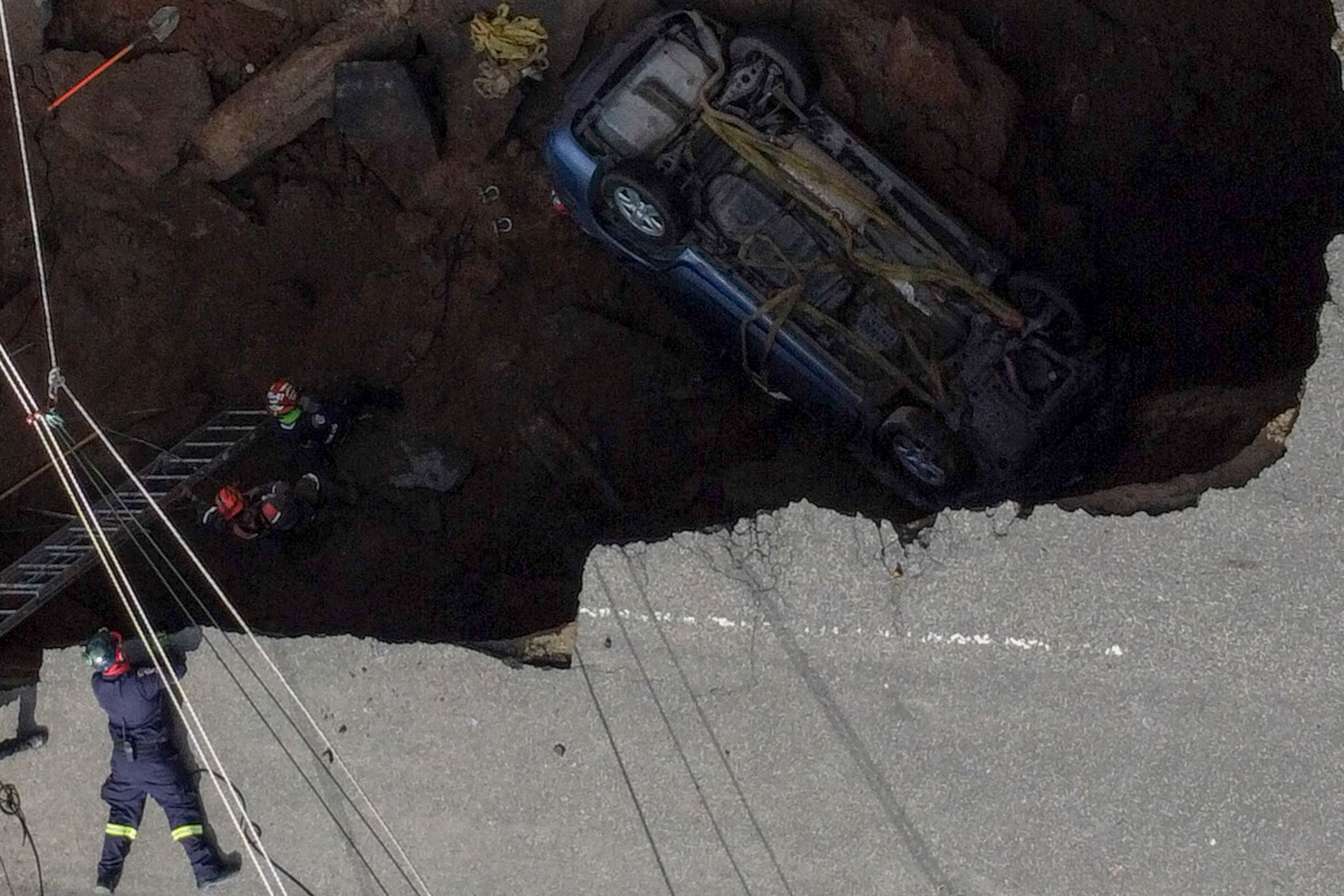 Giant Hole In Guatemala City