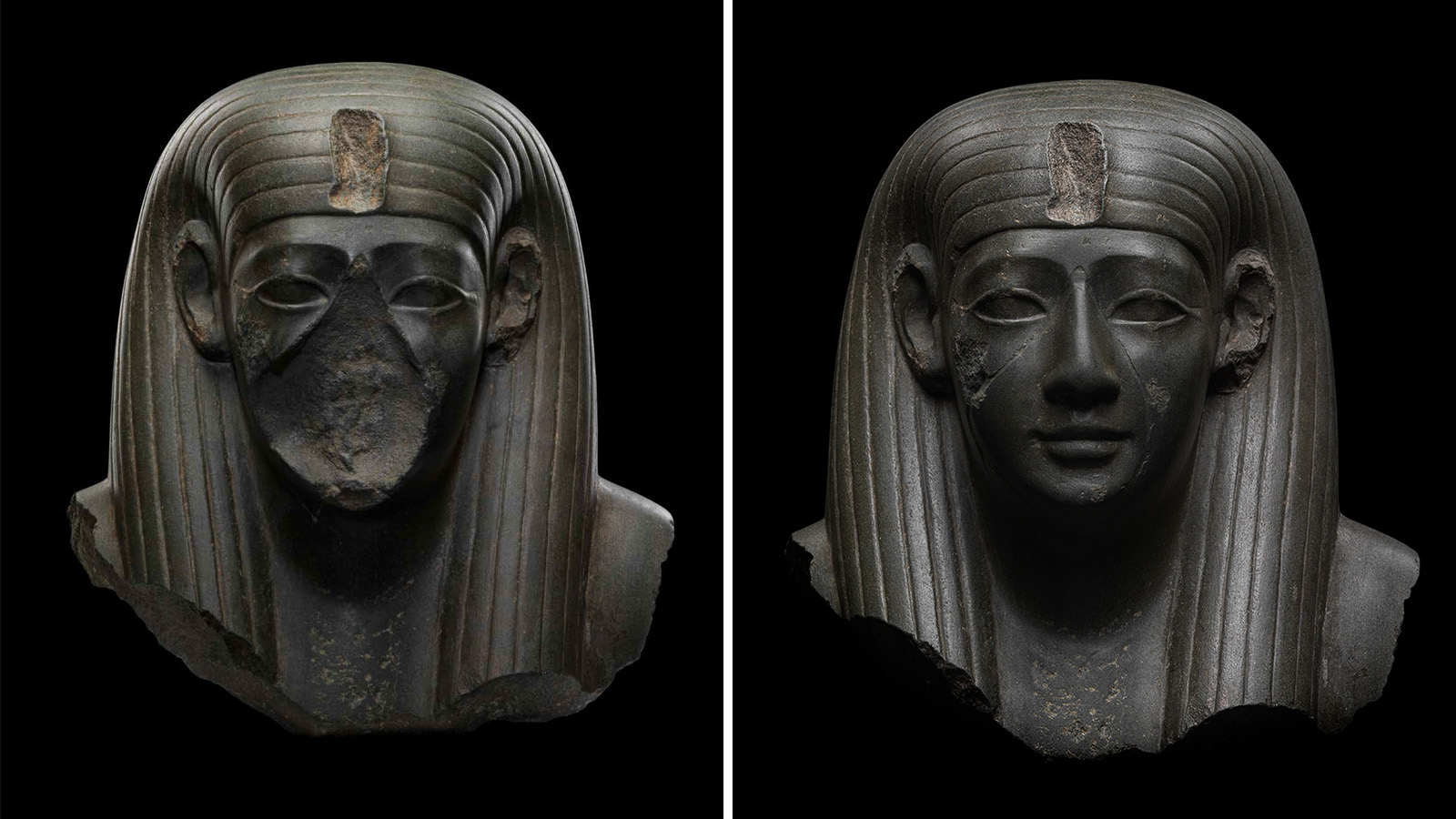 Ancient Egyptian Statues Noses