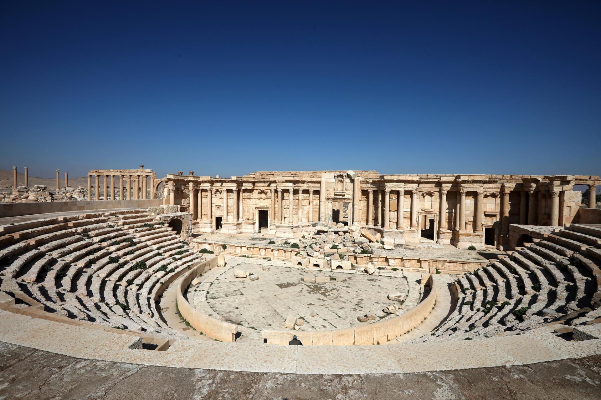 Syria Roman Ruins In Rome Islamic State: Militants Within Kilometres